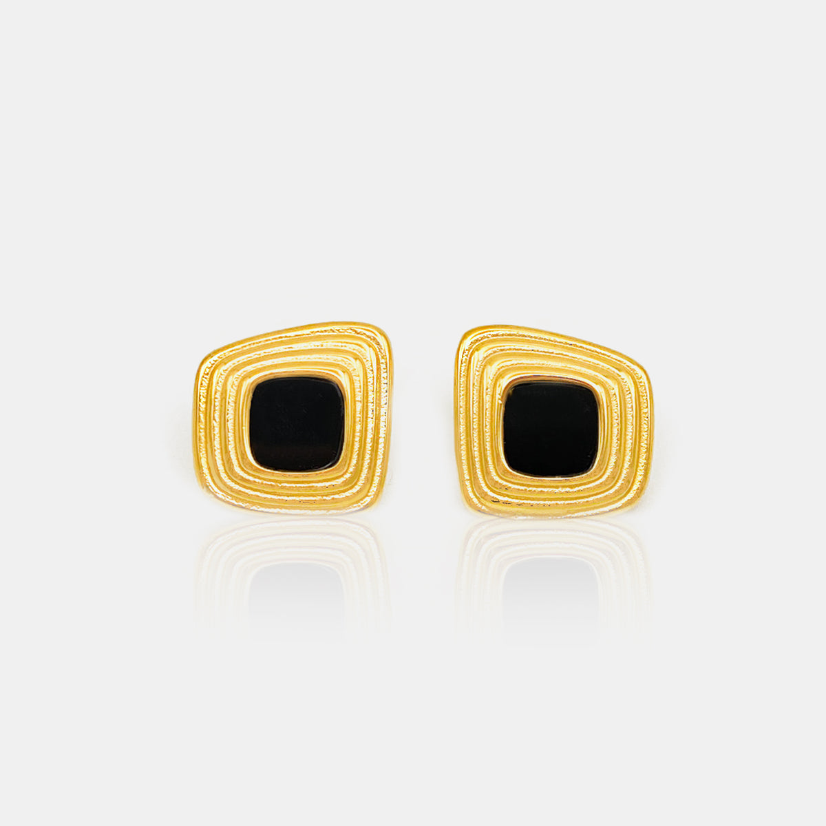 Maris Square Statement Earrings – Lustre & Sage
